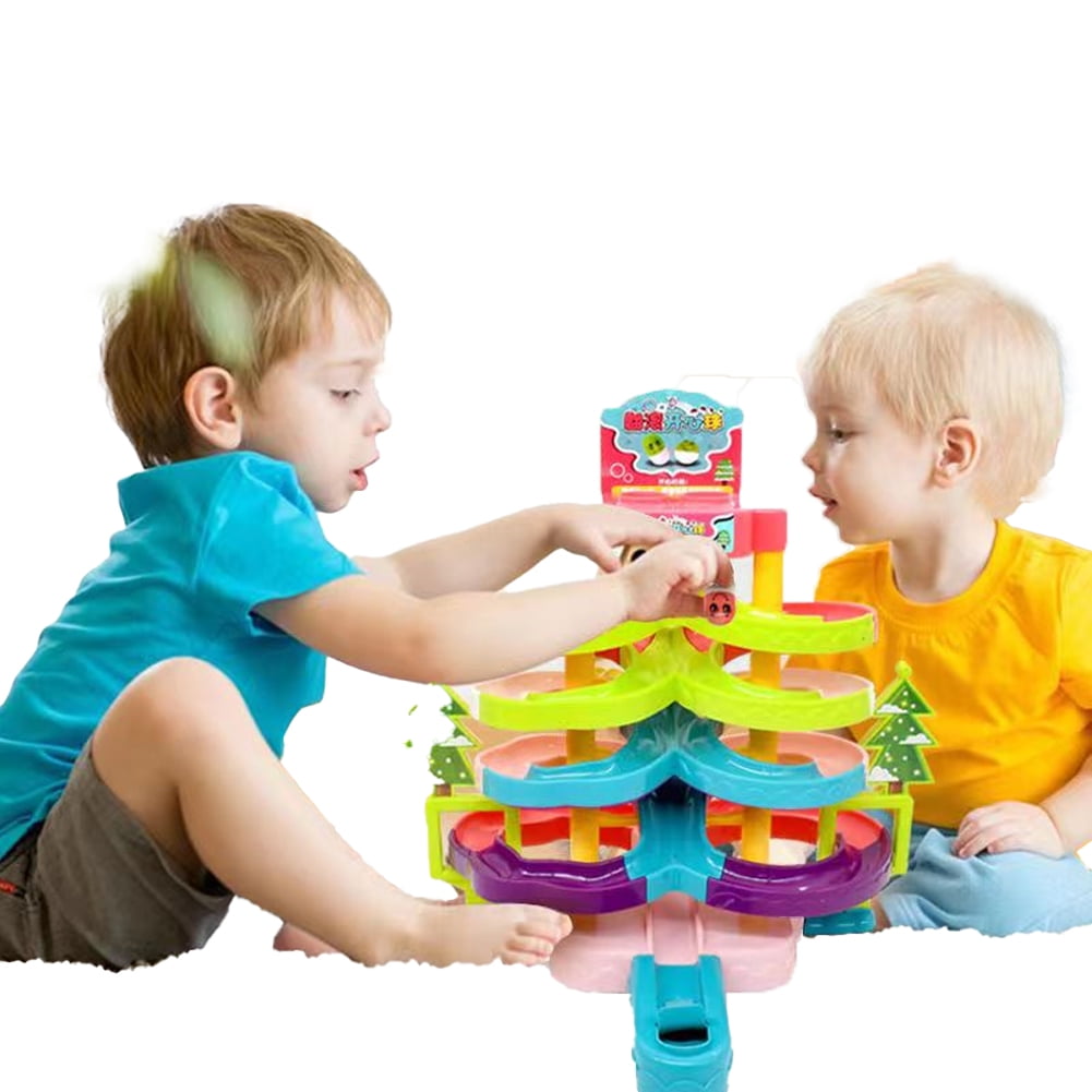 Godderr Toddlers Toys Baby Rolling Ball Track Slide Toys,Kids Multi ...