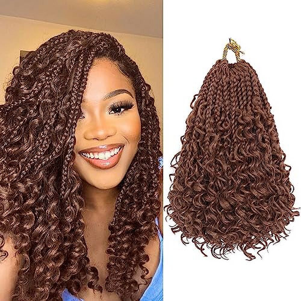 Goddess Box Braids Crochet .. Hair 10 Inch Bohemian .. Box Braids ...