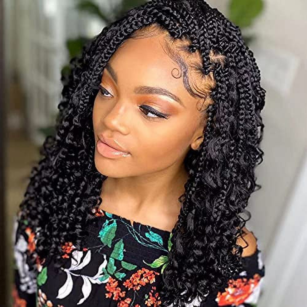 Goddess Box Braids Crochet .. Hair 12 Inch Bohemian .. Box Braids ...