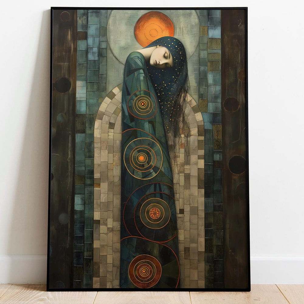 Goddess Danu Art Nouveau Print, Celtic Goddess Of Earth And Fertility ...