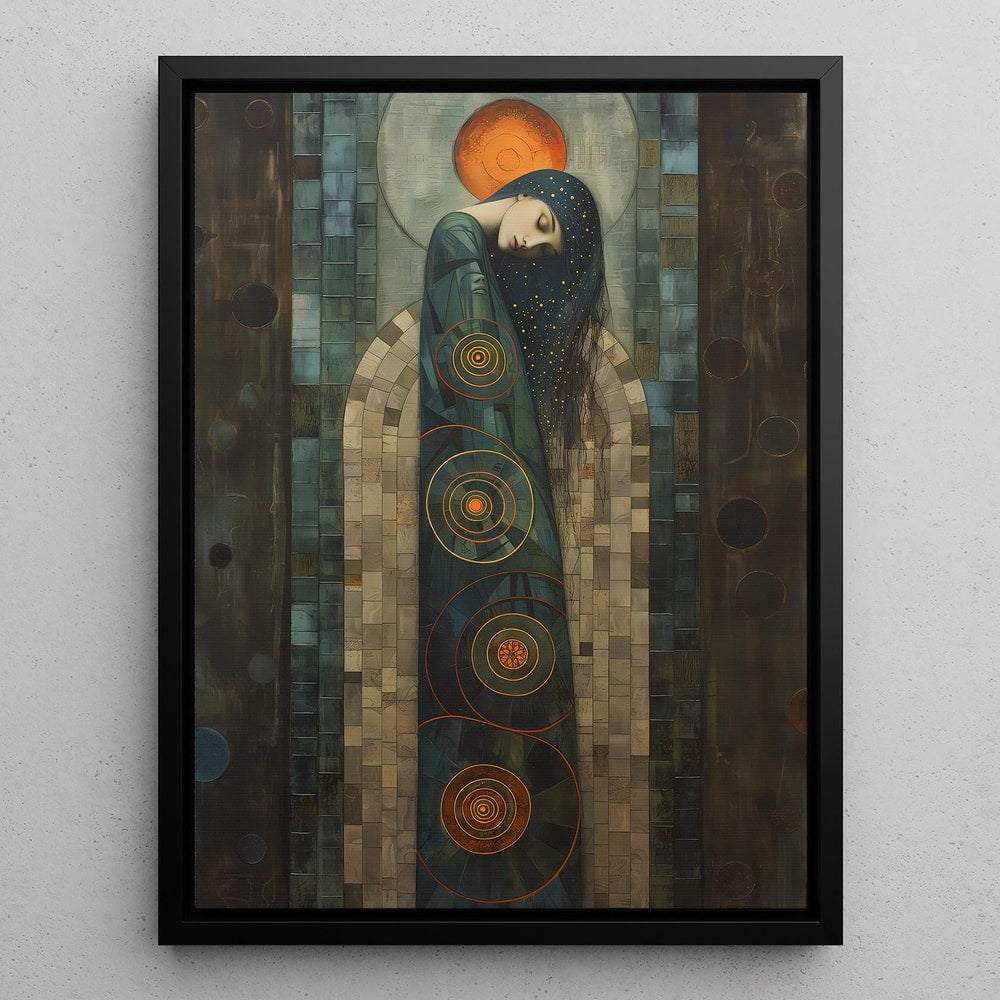 Goddess Danu Poster Art Nouveau, Celtic Goddess Of Earth And Fertility ...