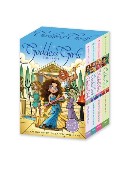 Goddess Girls: Goddess Girls Books #1-4 (Charm Bracelet Inside ...