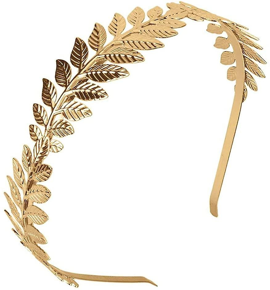 Goddess Greek Gold Leaf Crown Headdress - Walmart.com