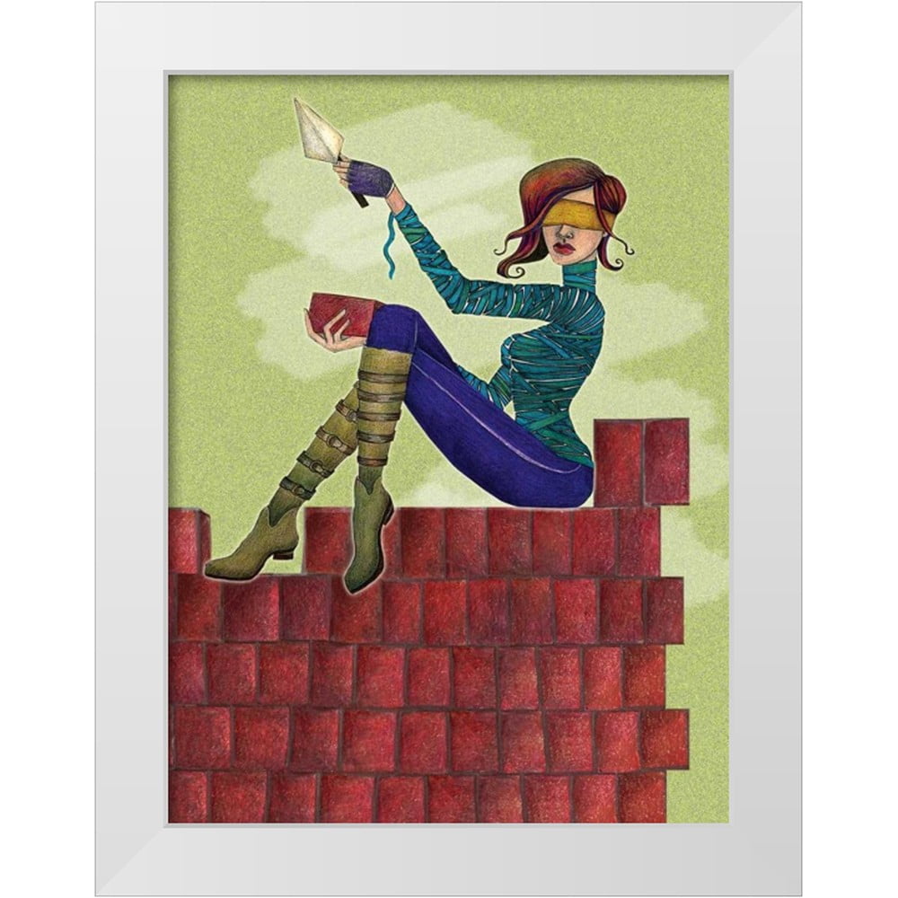 Goddess, Jami 19x24 White Modern Wood Framed Museum Art Print Titled ...