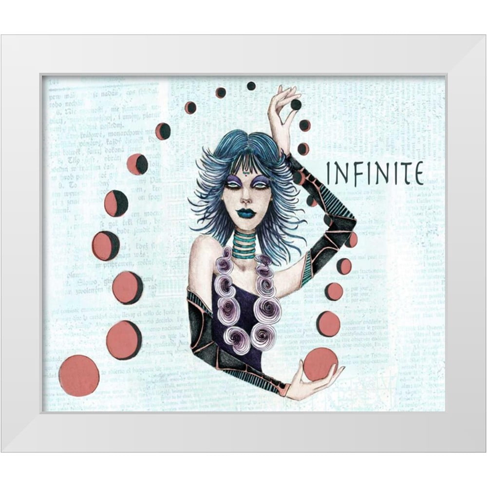 Goddess, Jami 30x26 White Modern Wood Framed Museum Art Print Titled ...