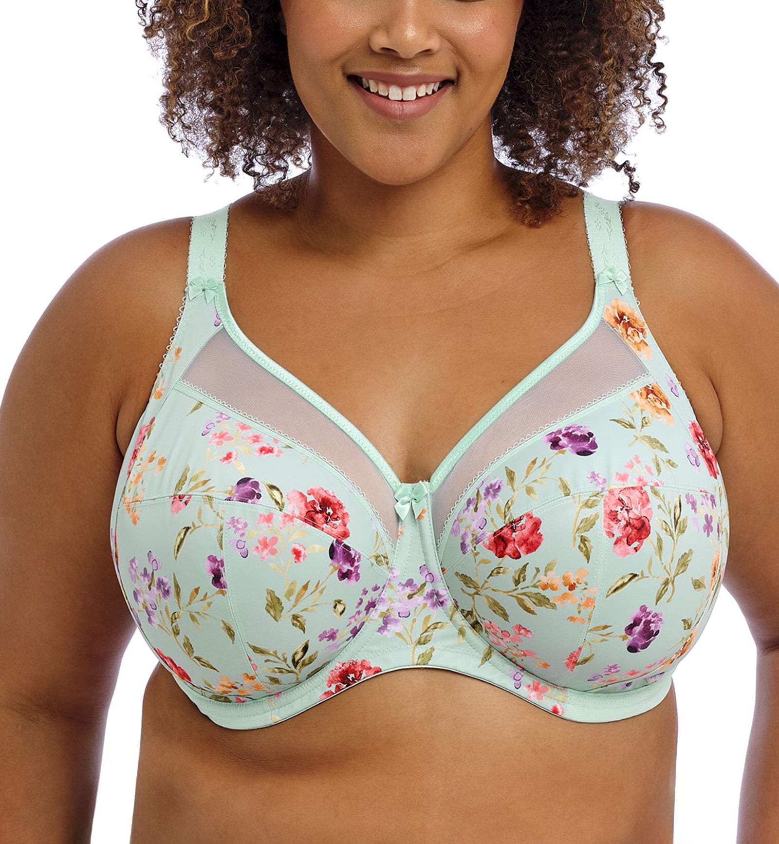 Goddess Kayla Support Underwire Bra (6162),34J,Blue Haze - Walmart.com