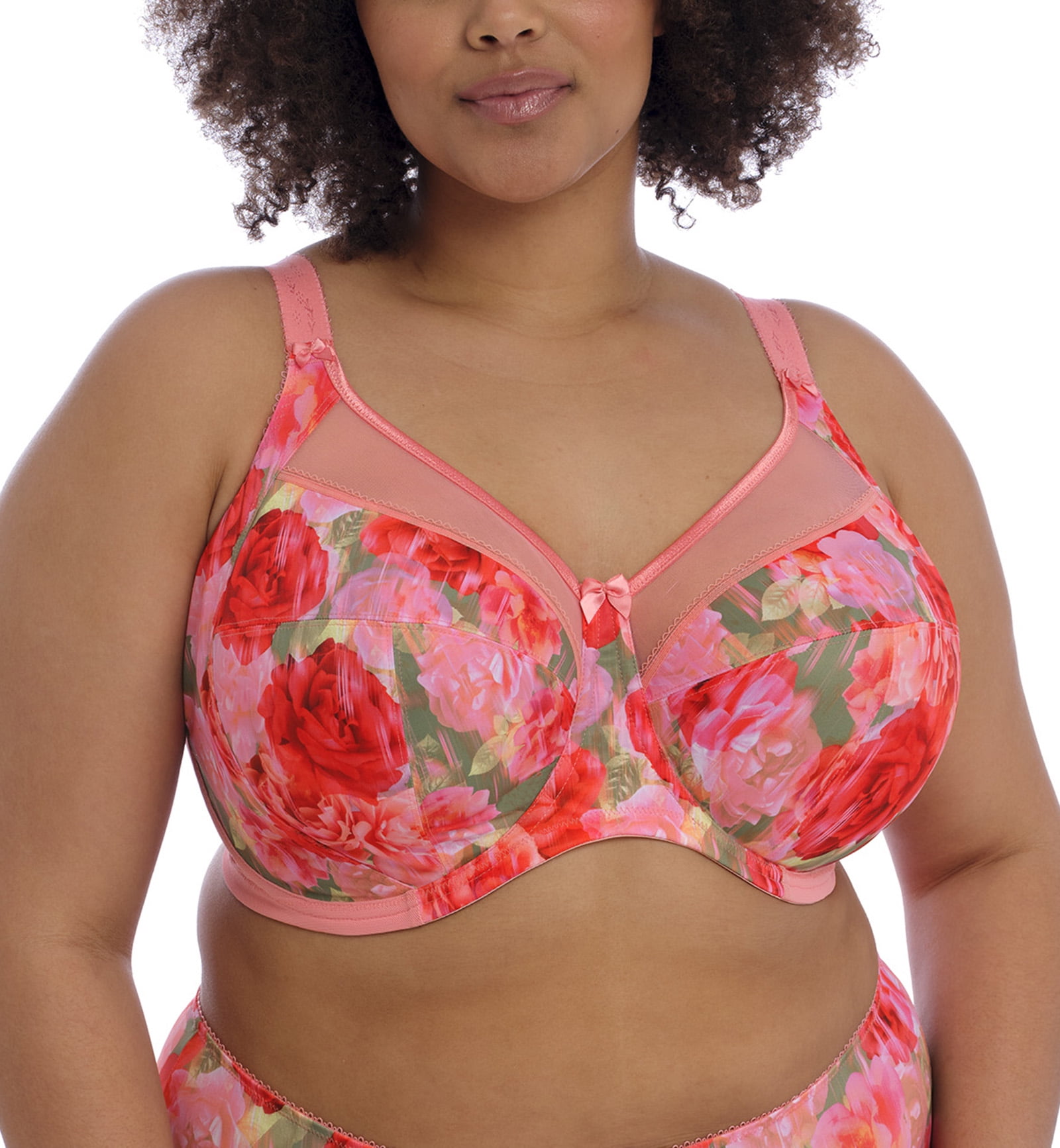 Goddess Kayla Support Underwire Bra (6162),40H,Rose Garden - Walmart.com