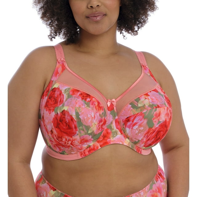 Goddess Kayla Support Underwire Bra (6162),42DDD,Rose Garden - Walmart.com