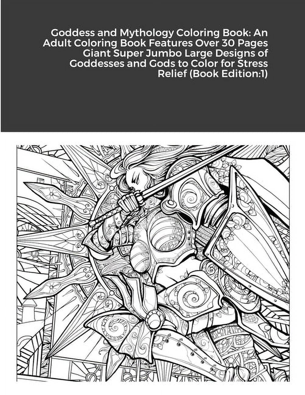 Goddess and Mythology Coloring Book: An Adult Coloring Book Features ...