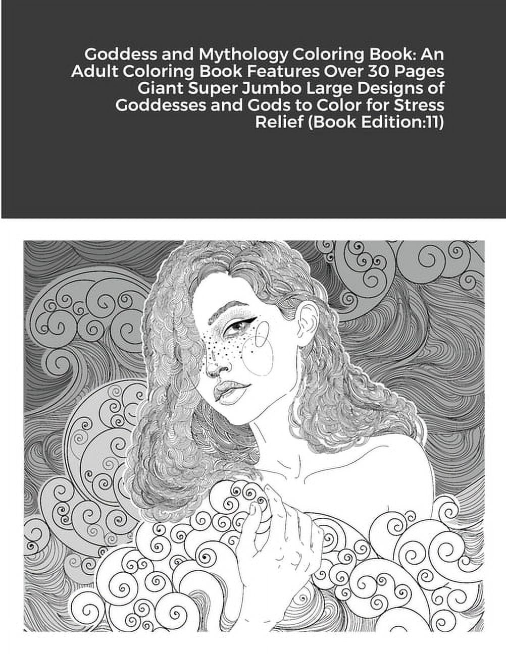 Goddess and Mythology Coloring Book: An Adult Coloring Book Features ...
