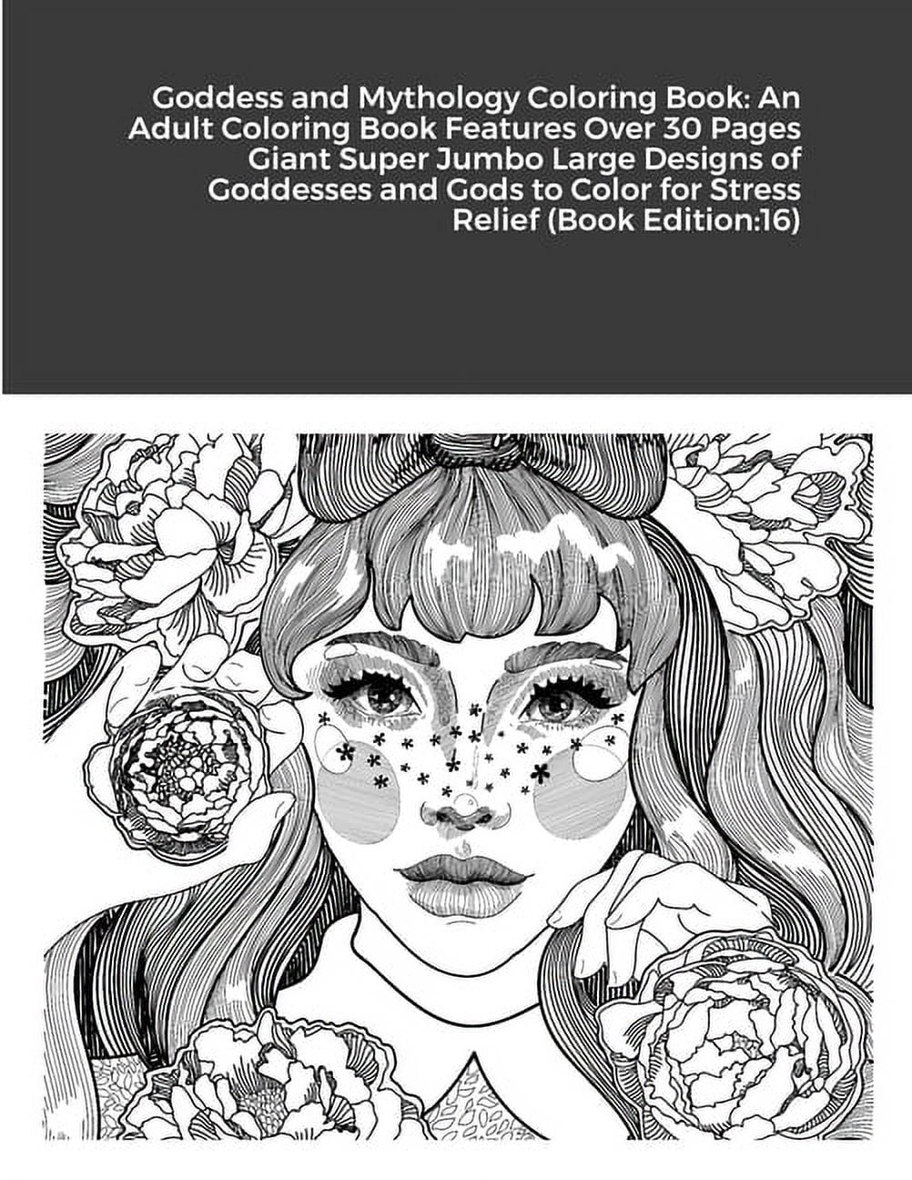 Goddess and Mythology Coloring Book: An Adult Coloring Book Features ...