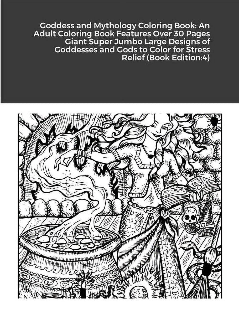 Goddess and Mythology Coloring Book : An Adult Coloring Book Features ...