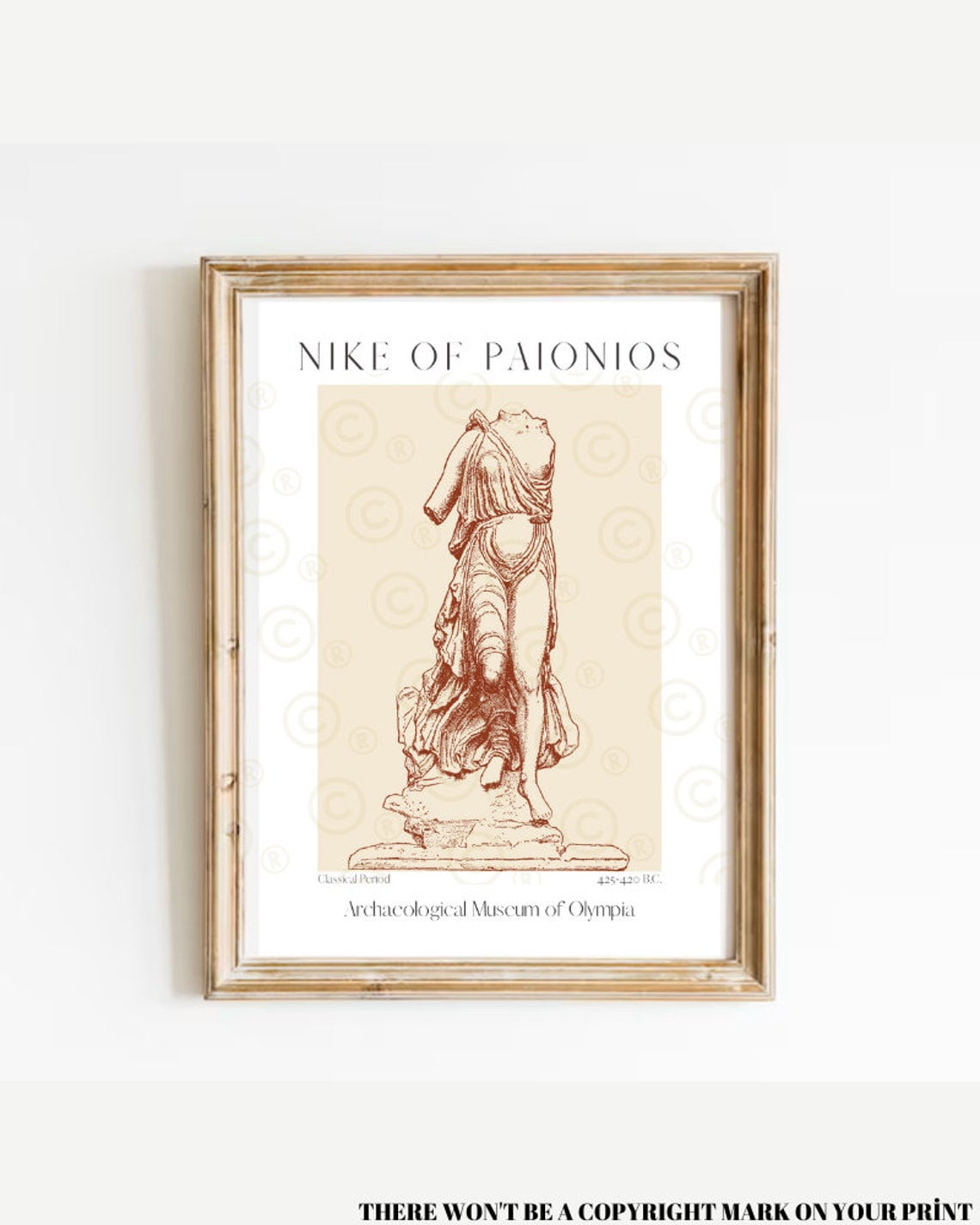 Goddess Nike Print, Goddess Of Victory, Greek Mythology Art, Museum ...