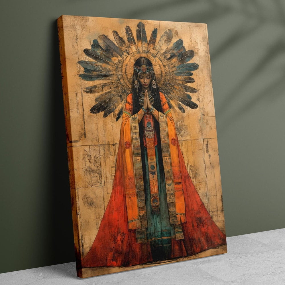 Goddess Pachamama Poster Art, Incan Goddess Of Fertility And Harvest ...