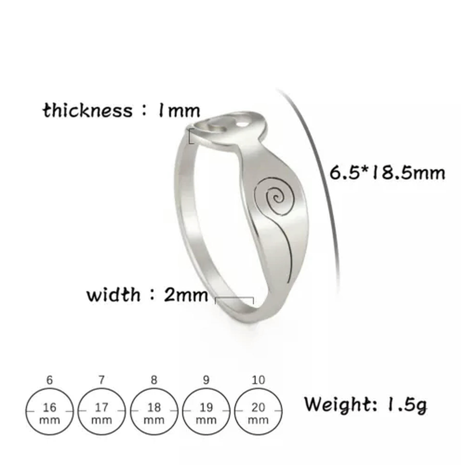 Goddess Rings Moon Wicca Witchcraft Magic Religious Finger Ring Jewelry - Walmart.com