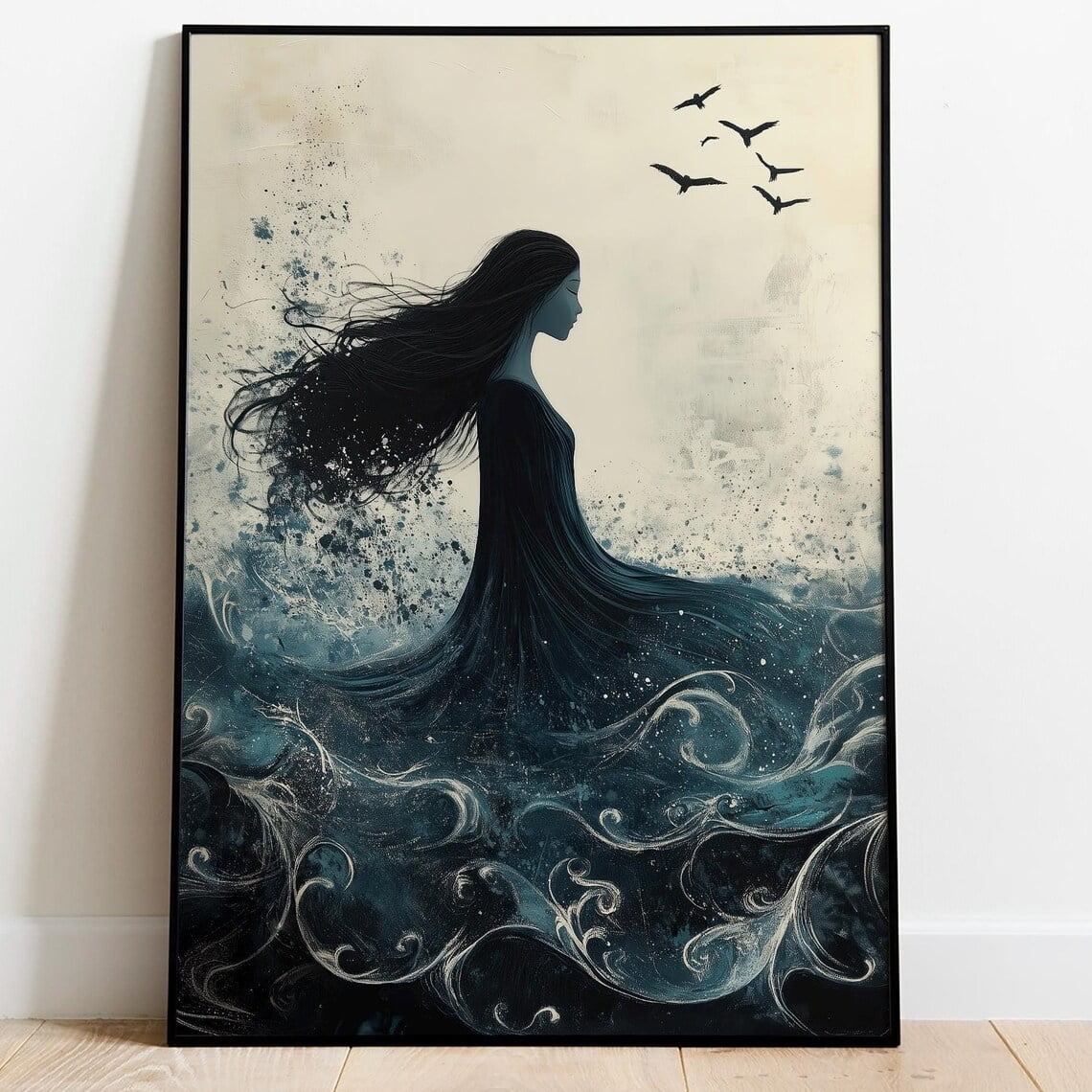 Goddess Sedna Wall Art, Inuit Goddess Of The Sea, Inuit Mythology ...