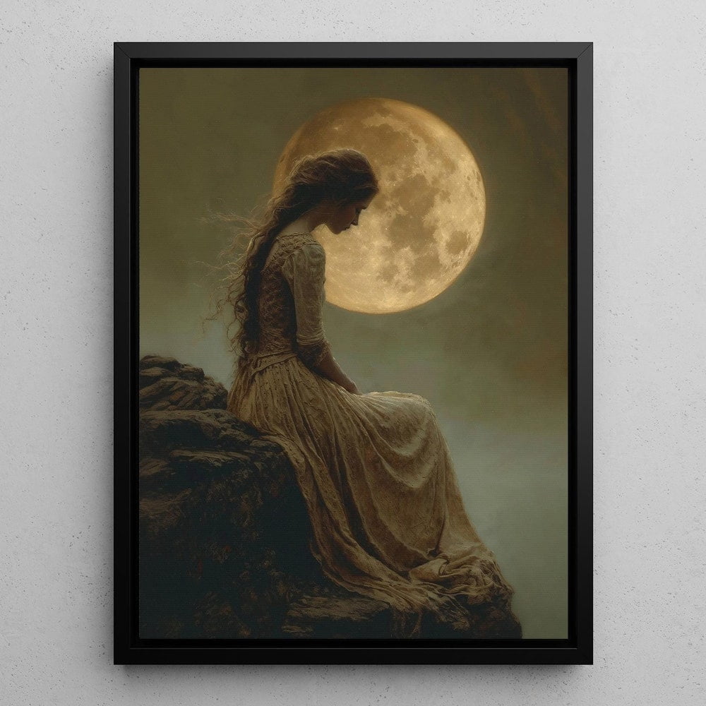 Goddess Selene Poster, Art, Greek Mythology, Poster Painting, Greek ...