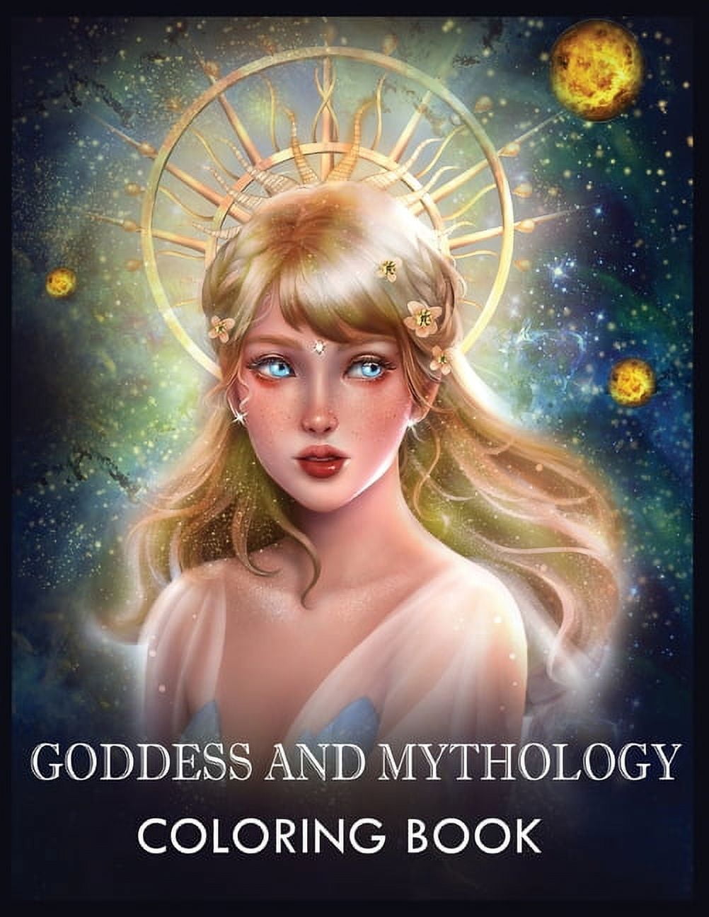 Goddess and Mythology: A Fantasy Coloring Book For Relaxation & Stress ...