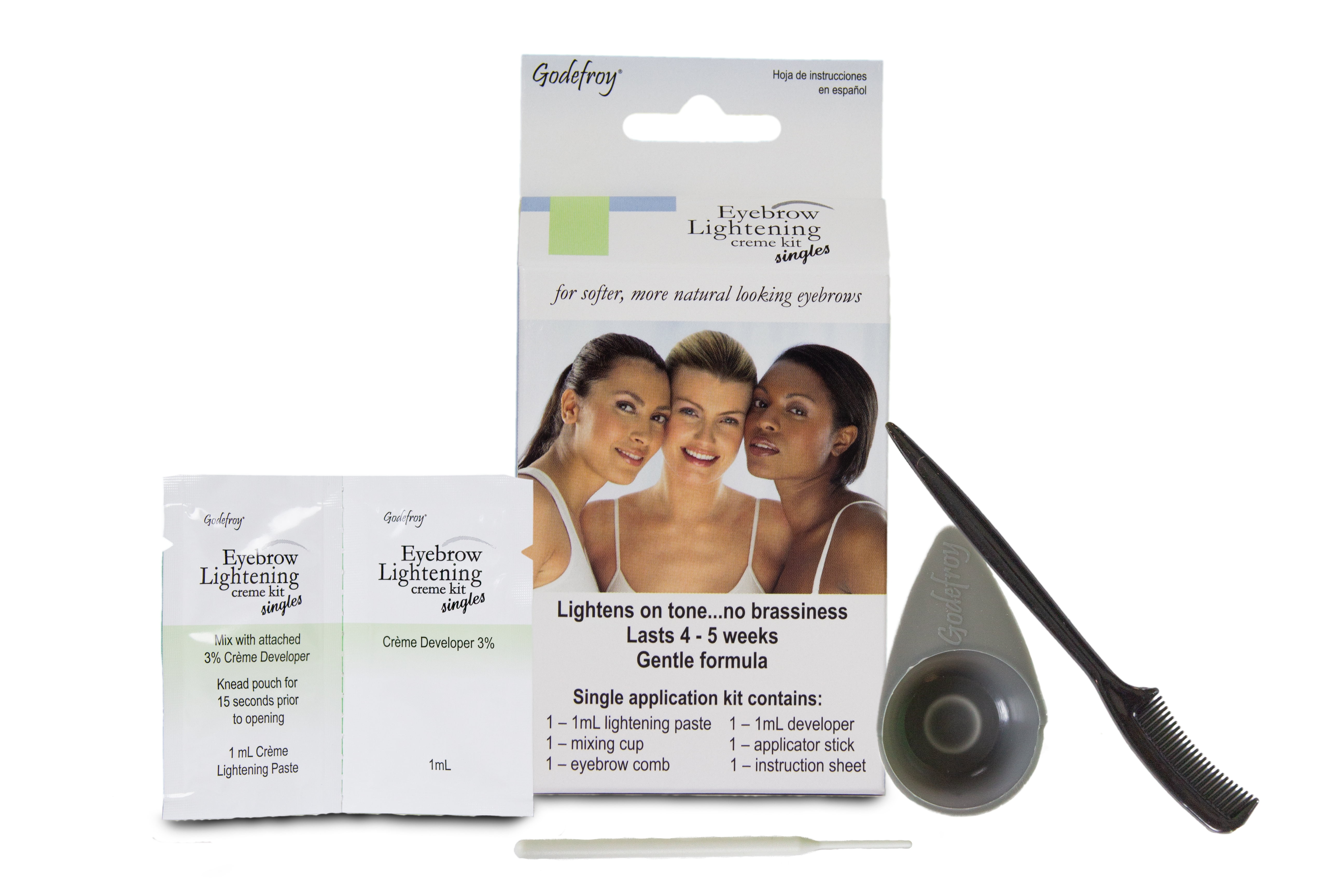 Godefroy Eyebrow Lightening Crème, single application kit - Walmart.com