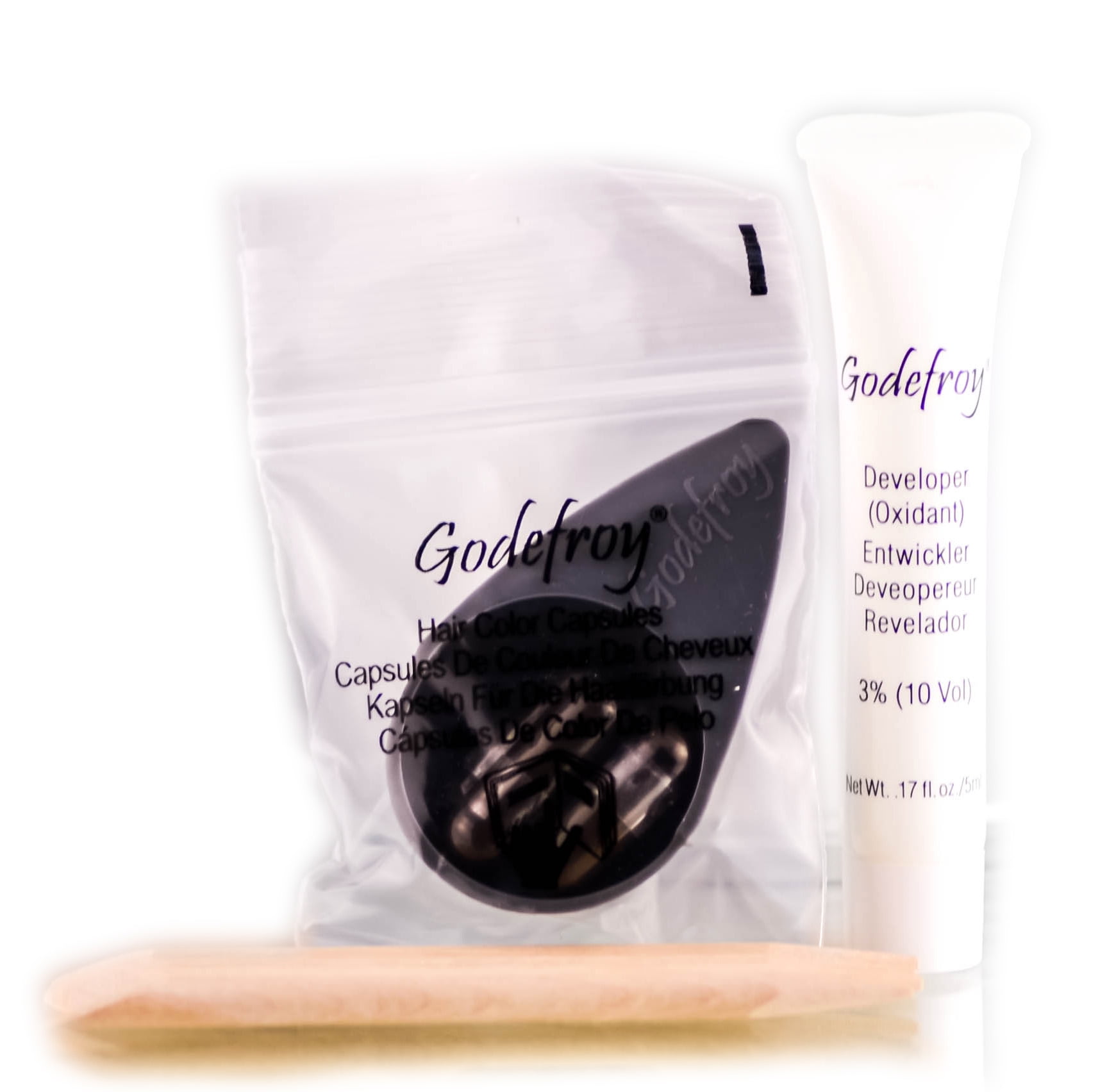Godefroy, Tint Kit for Spot Coloring, 4 Applications, Medium Brown ...