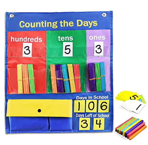 Godery Place Value Charts & Counting Caddie Pocket Chart for Classroom ...