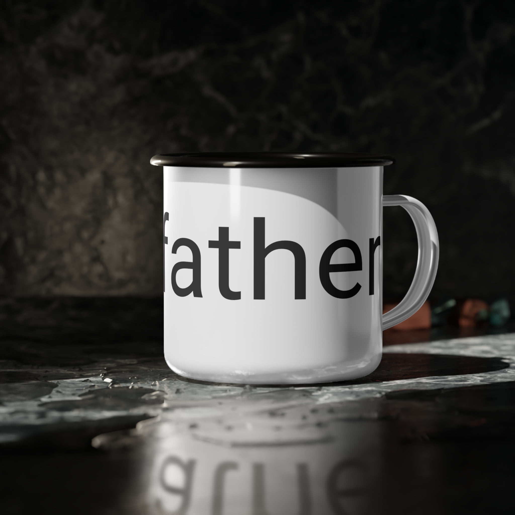 Godfather Enamel Camp Mug 12 oz Glossy Finish Mafia Themed Mug Mob ...
