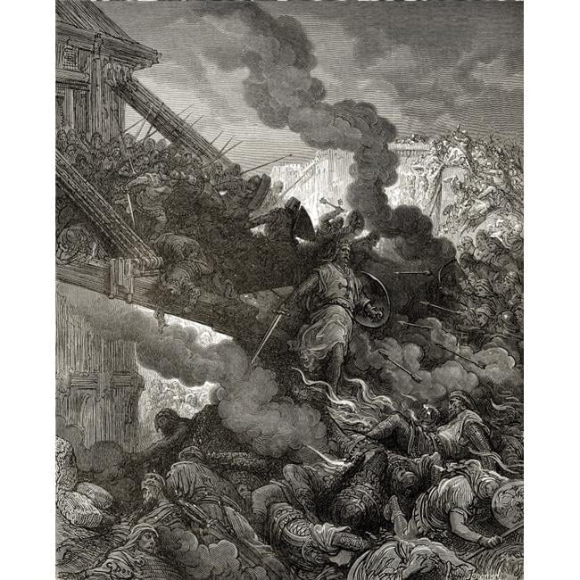 Godfrey Enters Jerusalem First Crusade 1099 by Ken Welsh / Design Pics ...