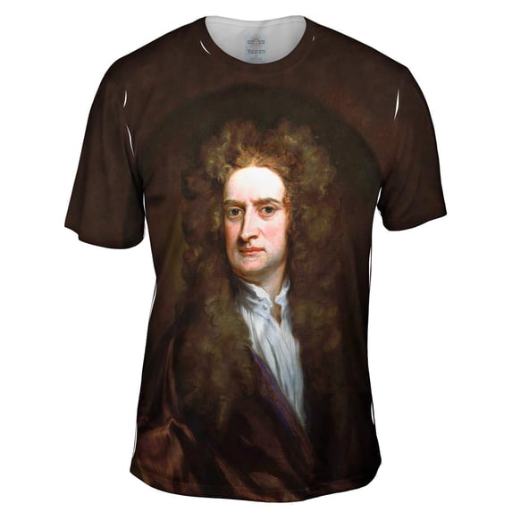 Godfrey Kneller - Sir Isaac Newton 002 1702 Mens T-Shirt All Over Print - Walmart.com