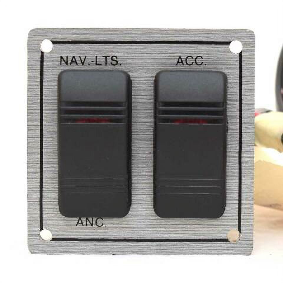 Godfrey Pontoon Boat Switch Panel F06133080 | w/ Fuse Block 3 x 3 Inch ...