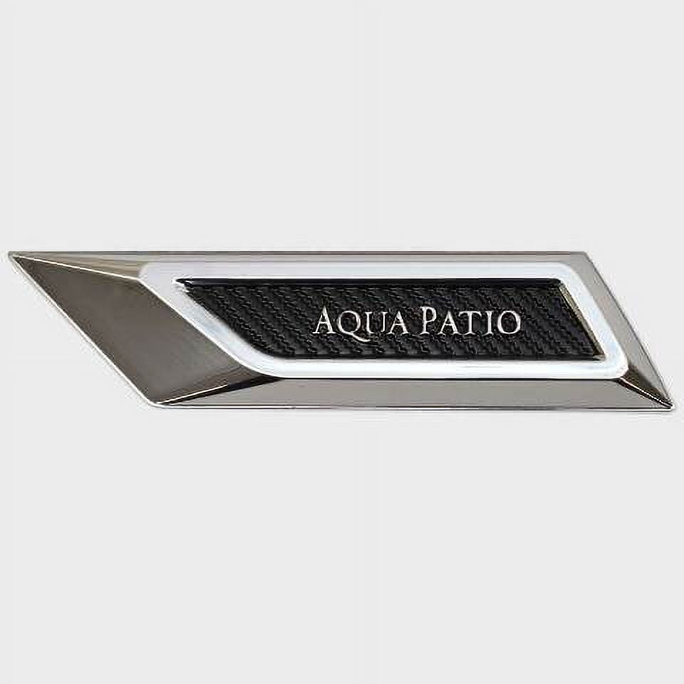 Godfrey Pontoon Boat Vent Helm Raised Decal 472669 | Silver (Port ...