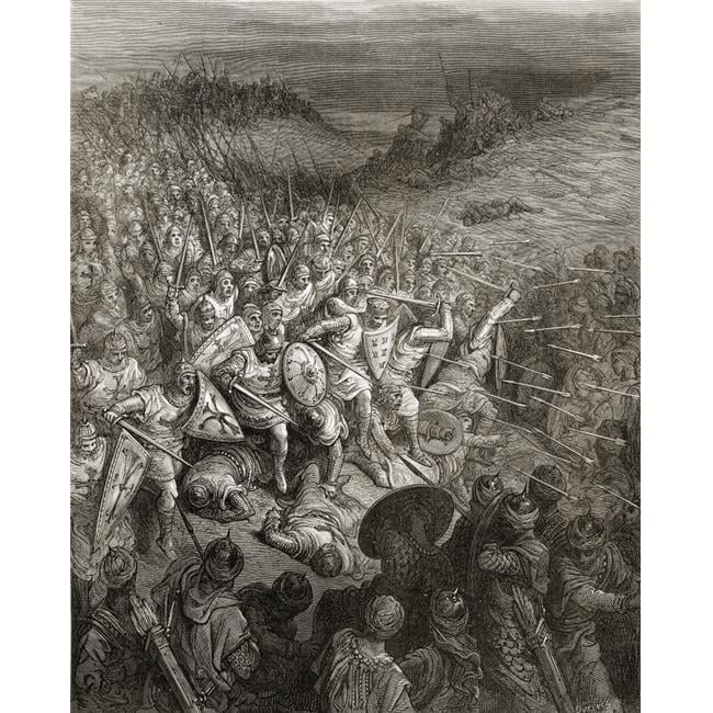 Godfrey S Soldiers Drive Through The Muslim Army During The First ...