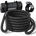 Godiag 1" x 30ft Kinetic Recovery Rope Heavy Duty Energy Rope with 2 ...