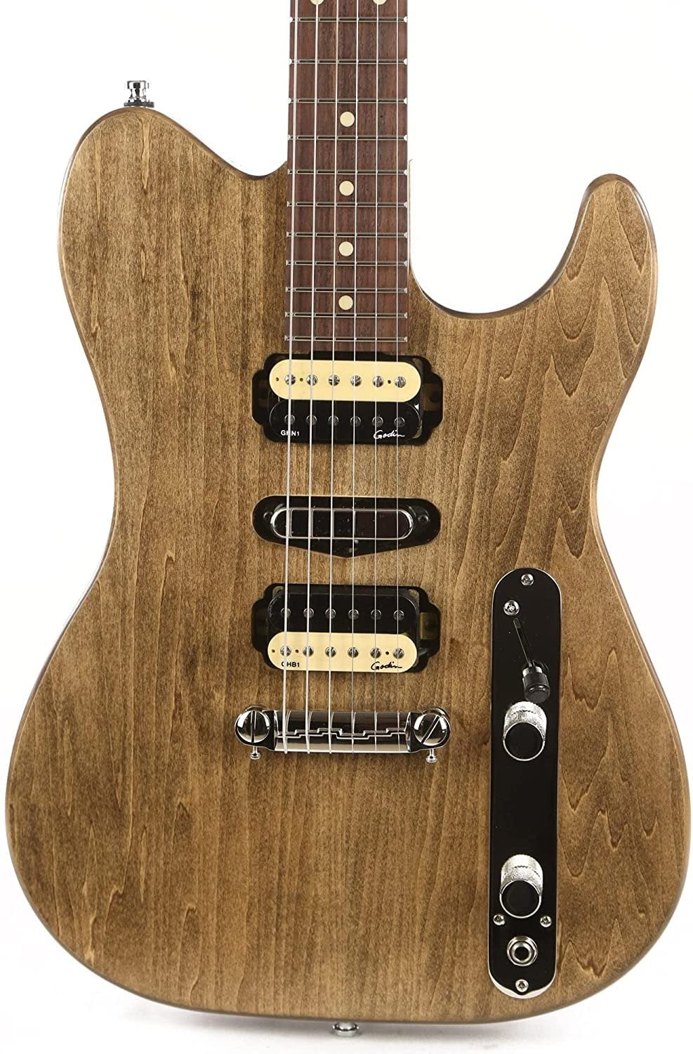 Godin Radium Electric Guitar - Carbon Black RN - Walmart.com