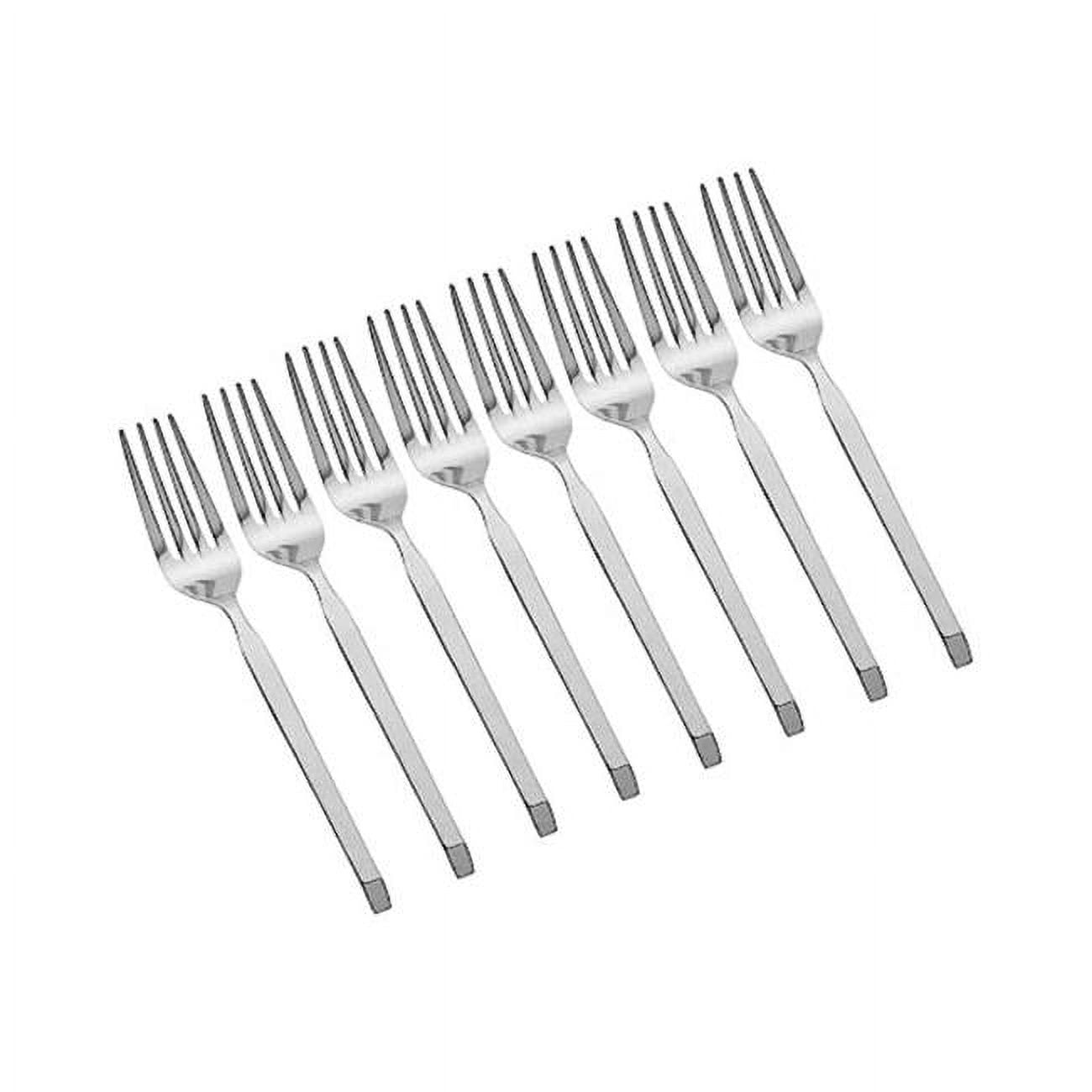 Godinger 18-0 Stainless Steel Ramp Mirror Salad Forks - Set of 8 ...