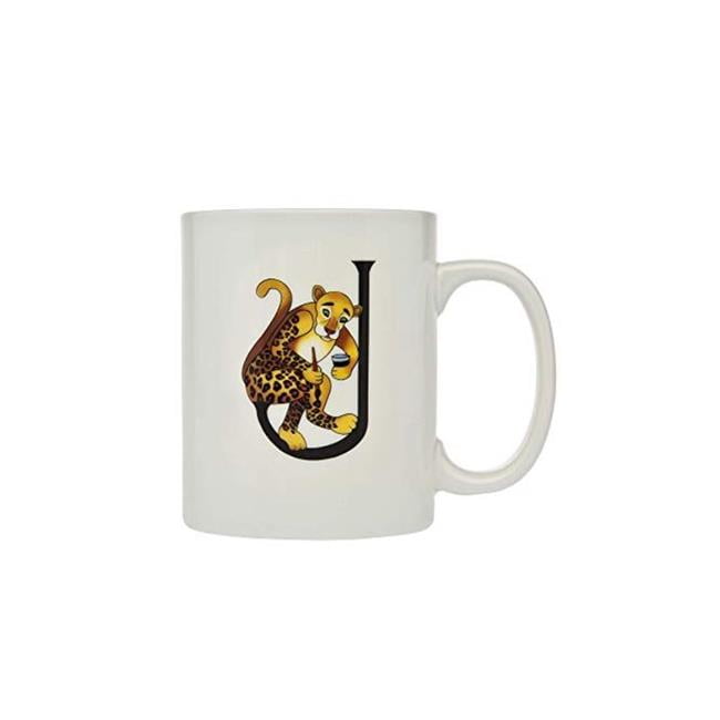Godinger 18 oz Jaguar Letter J Mug - Walmart.com