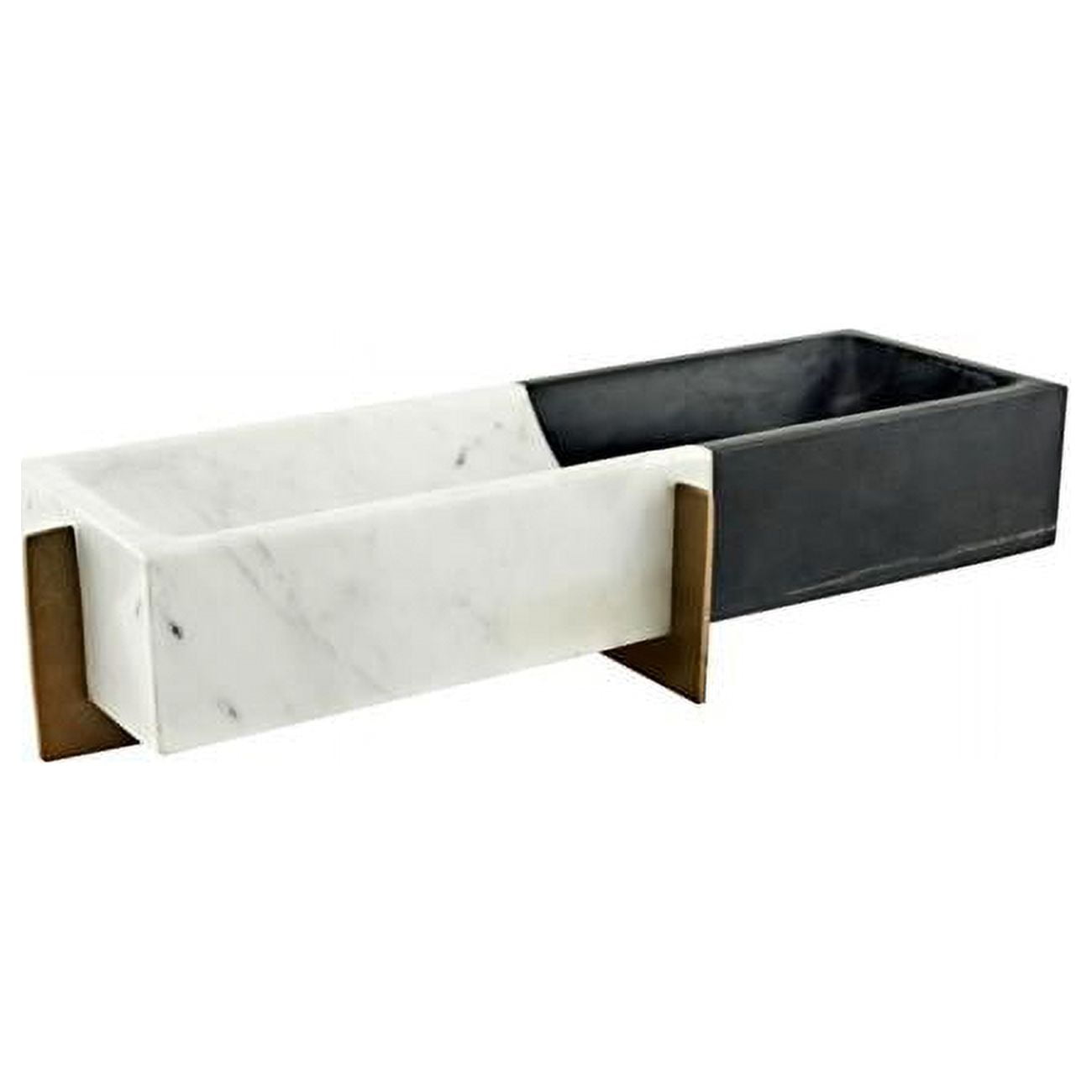 Godinger 50663 Checker Marble Brass Tray - Walmart.com