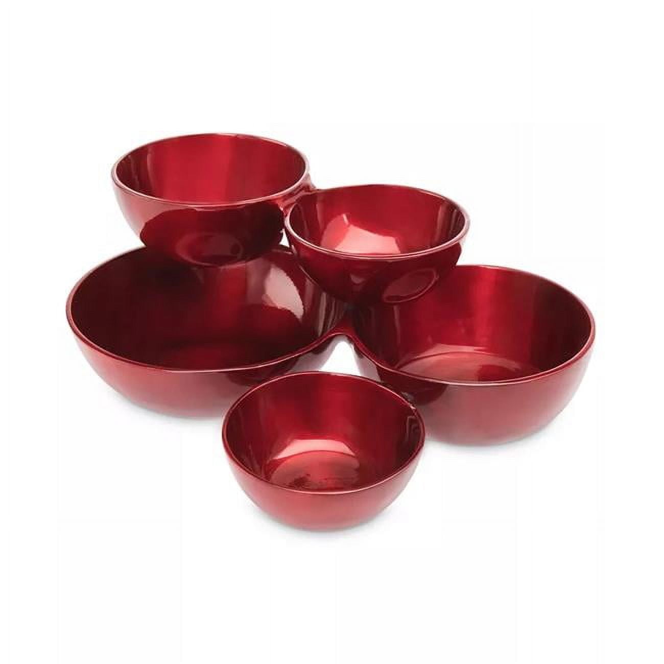 Godinger 5570 Cluster Bowl, Red - Walmart.com