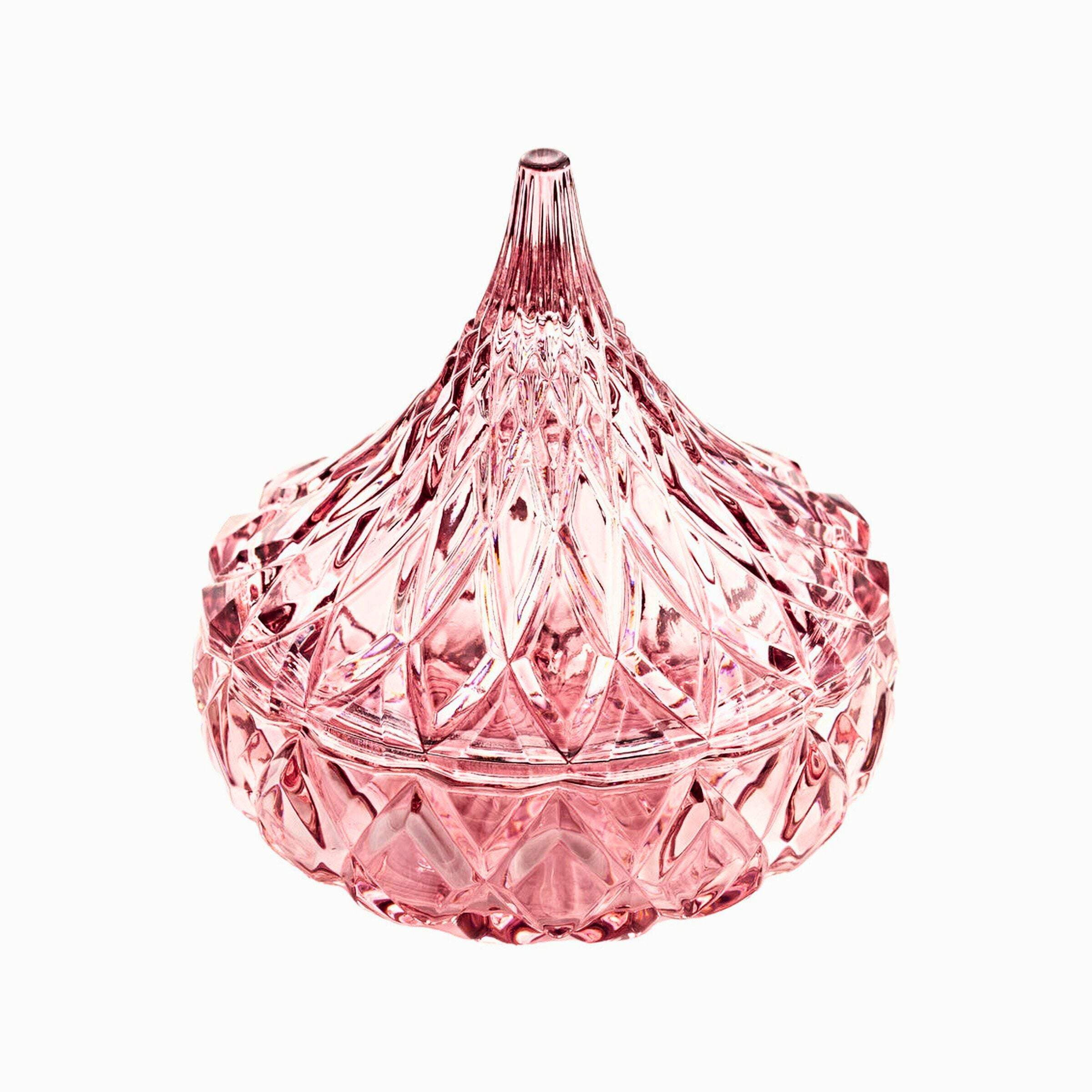 Godinger Blush Glass Hershey Kiss Candy Dish - A Sweet and Stylish ...