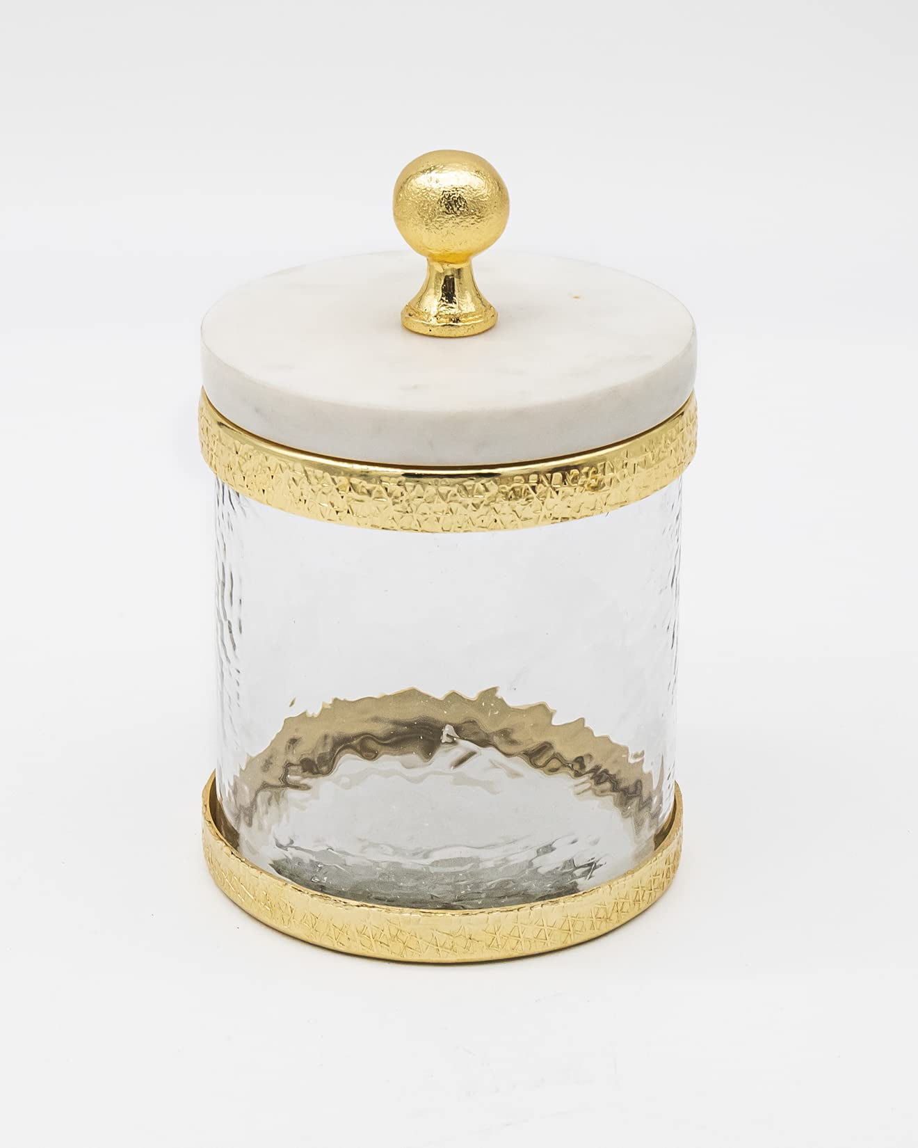 Godinger Canister Storage Container, Glass Storage Canister, Marble ...