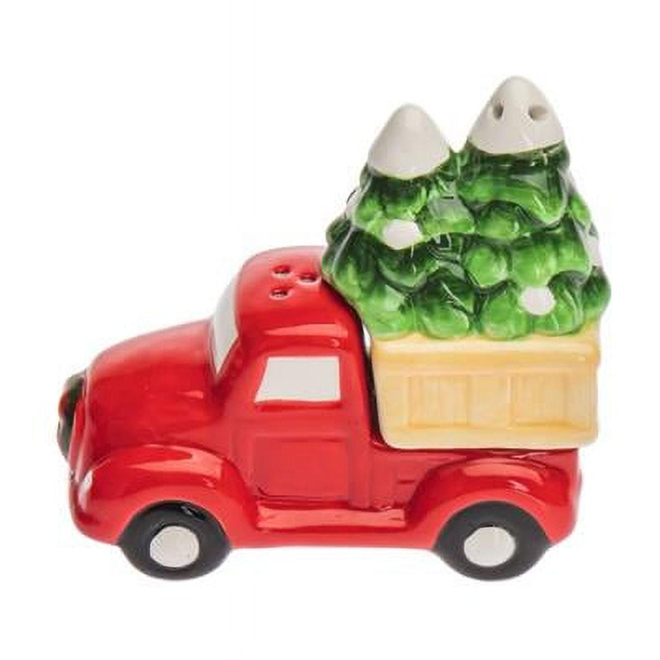 Godinger Christmas Pickup Car with Salt & Pepper Shaker Set - Walmart.com