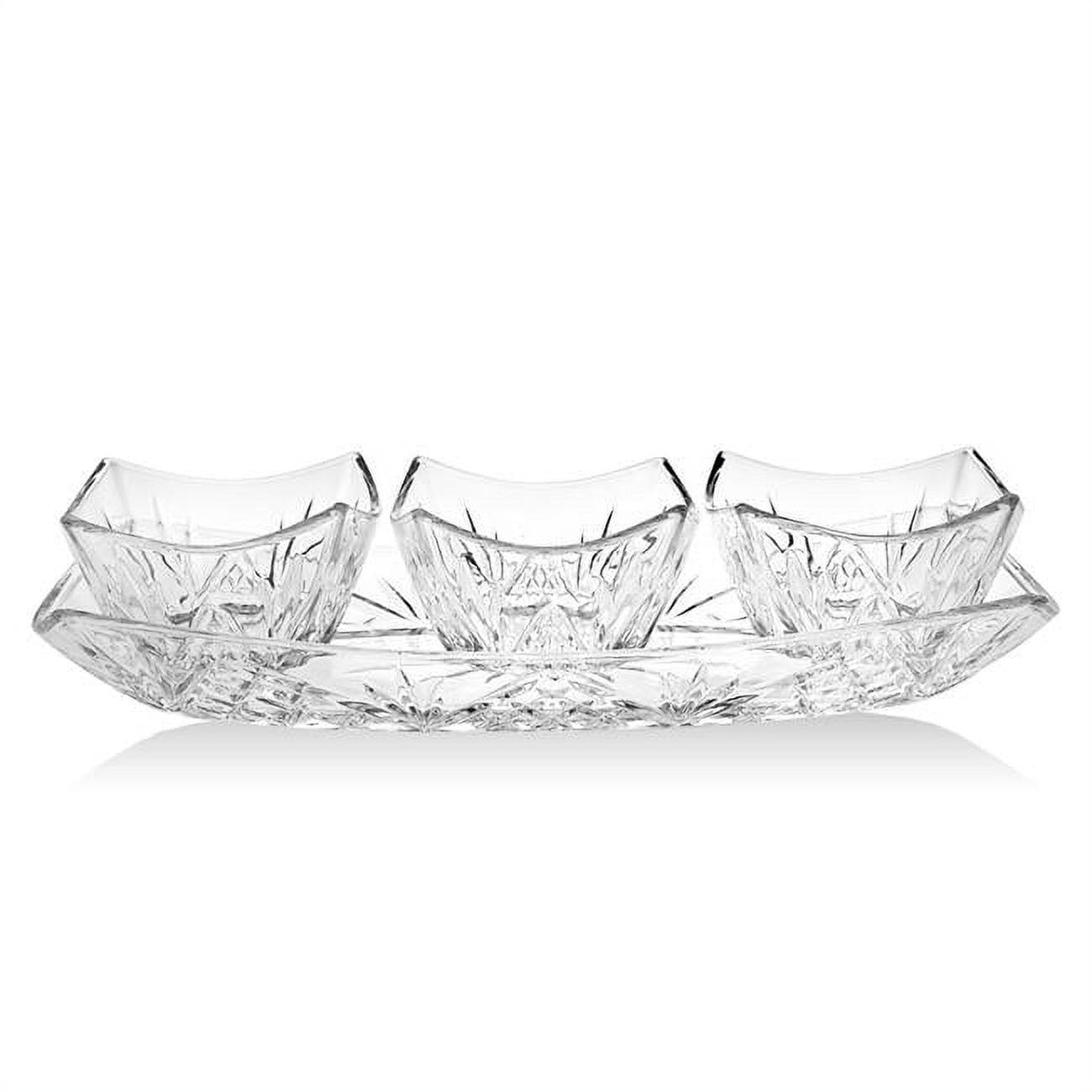 Godinger Dublin Square Relish Bowl Serving Set - Walmart.com