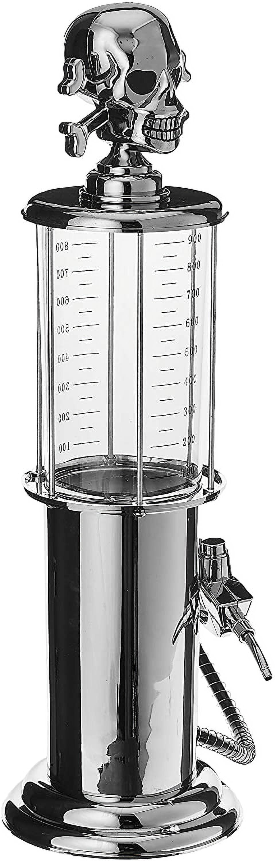 Godinger Gas Pump Skull Crossbones Fini Dispenser - Walmart.com