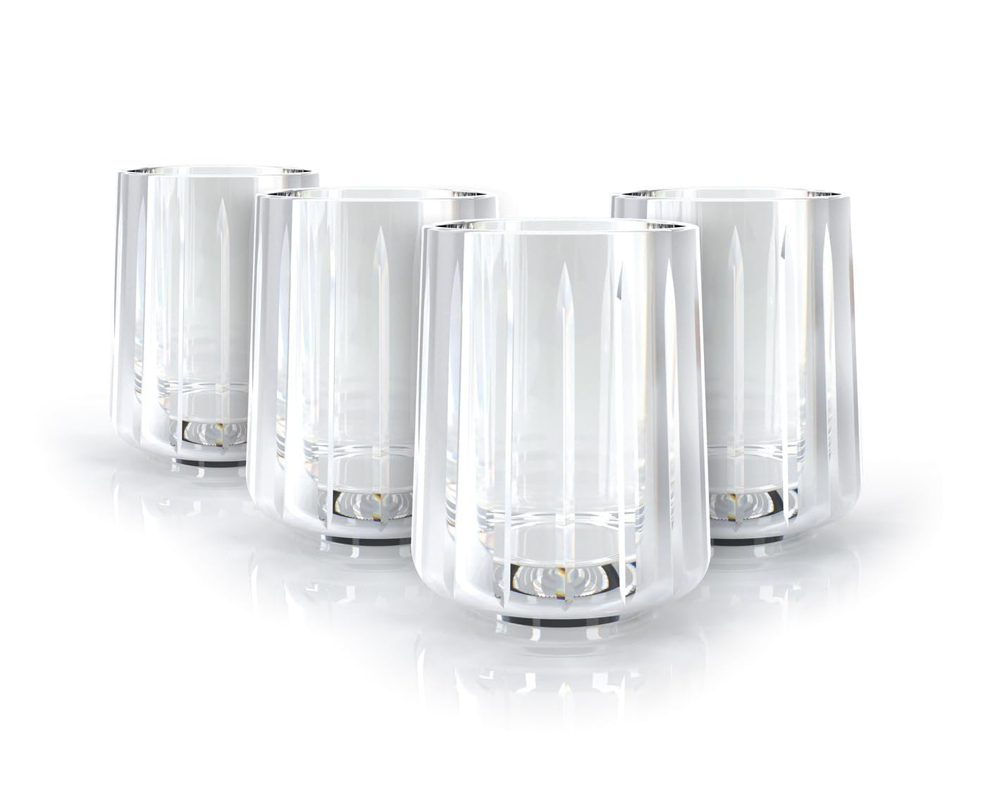 Godinger Double Old Fashioned Glass Set, Drinking Glass, Drinking Cup ...