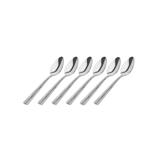 Godinger 84336 Stainless Steel Donatella Appetizer Spoons, Silver - Set ...