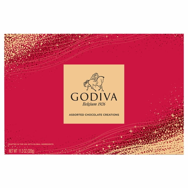 GODIVA Assorted Chocolate Box, 11.3 oz - Walmart.com