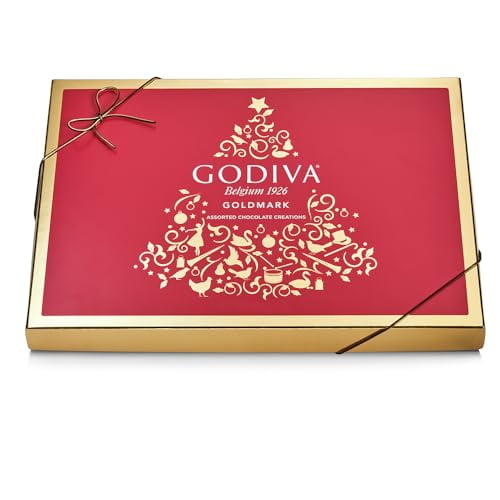 Godiva Chocolatier 36 pc Holiday Goldmark Chocolate Gift Box - Walmart.com