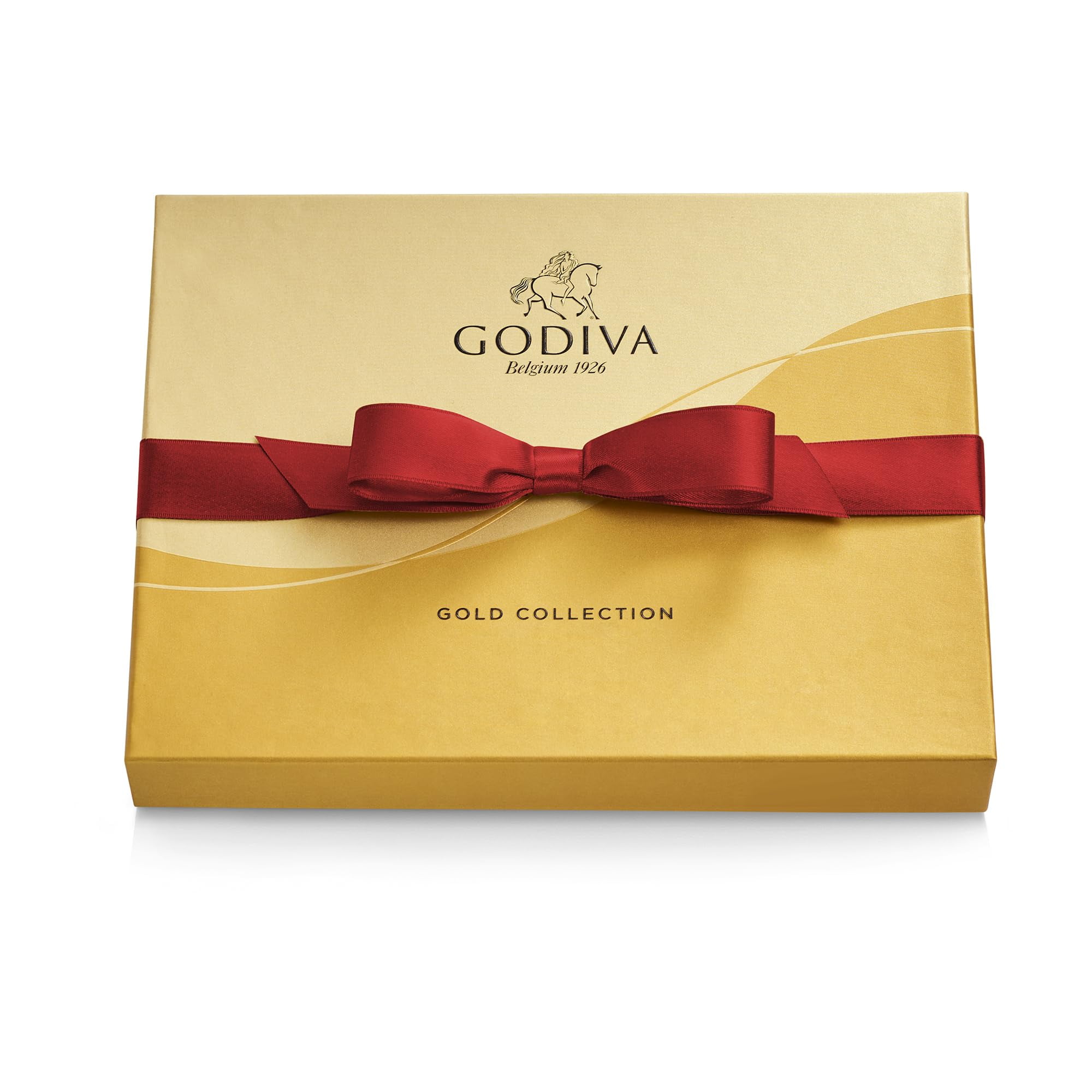 Godiva Chocolatier Valentines Day Chocolate Gift Box with Red Ribbon ...