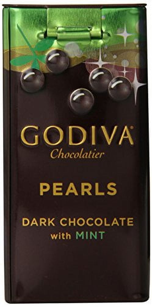 Godiva Dark Chocolate Mint Pearls, 1.5oz - Pack of 6 - Walmart.com