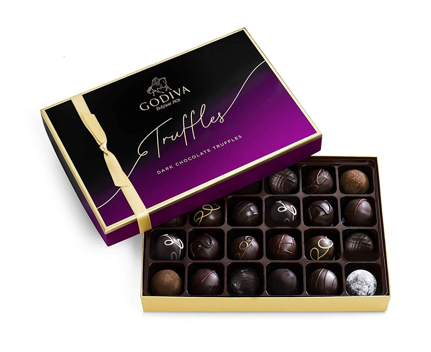 Godiva Dark Chocolate Truffle DMF15 Gift Box - Assorted Gourmet Candy ...