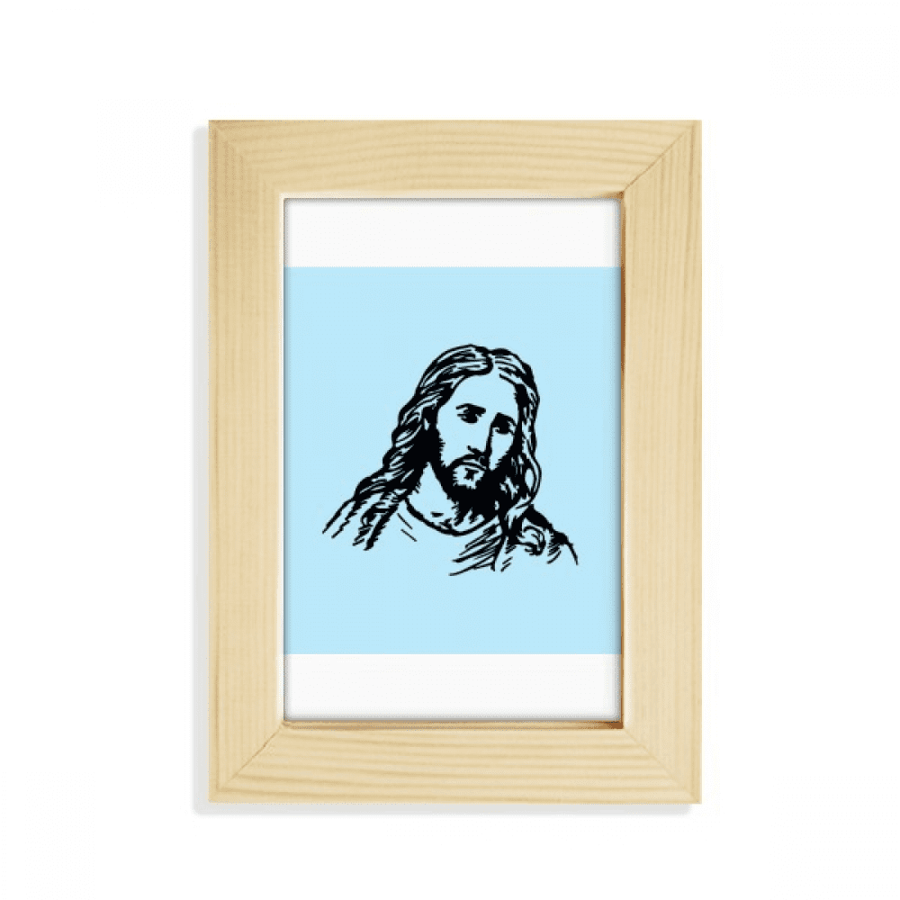 Godliness Idol Savior Portrait Desktop Display Photo Frame Picture Art ...